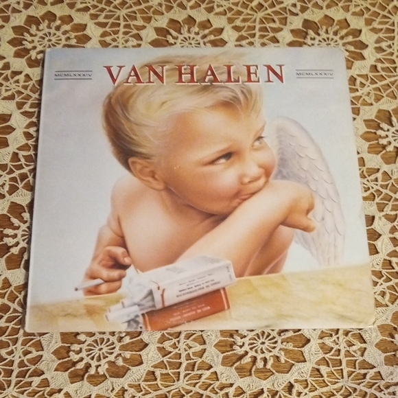 Van Halen | Media | Van Halen Vinyl Record With Iconic Cream And Red ...
